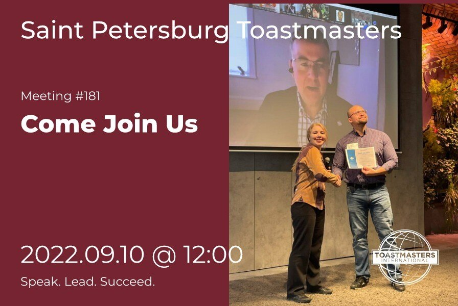 Toastmasters Meeting # 181
